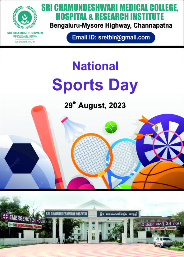 National Sports Day – 2023 – Sri Chamundeshwari Hospital